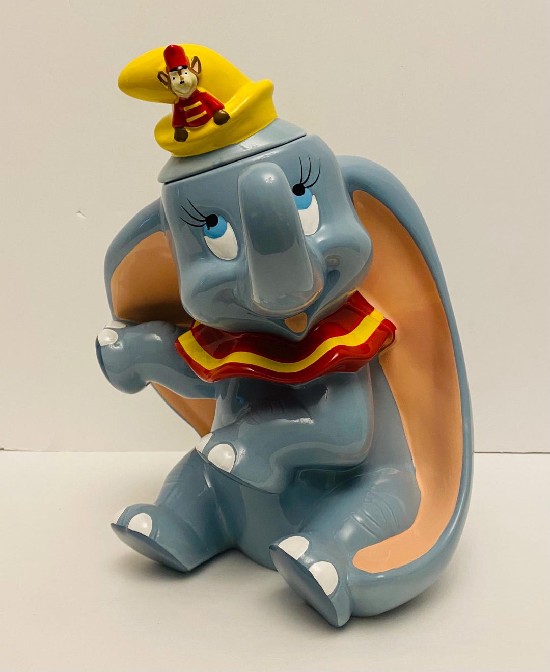 Walt Disney Treasure Craft Dumbo and Timothy Mouse 12 Tall Ceramic ...