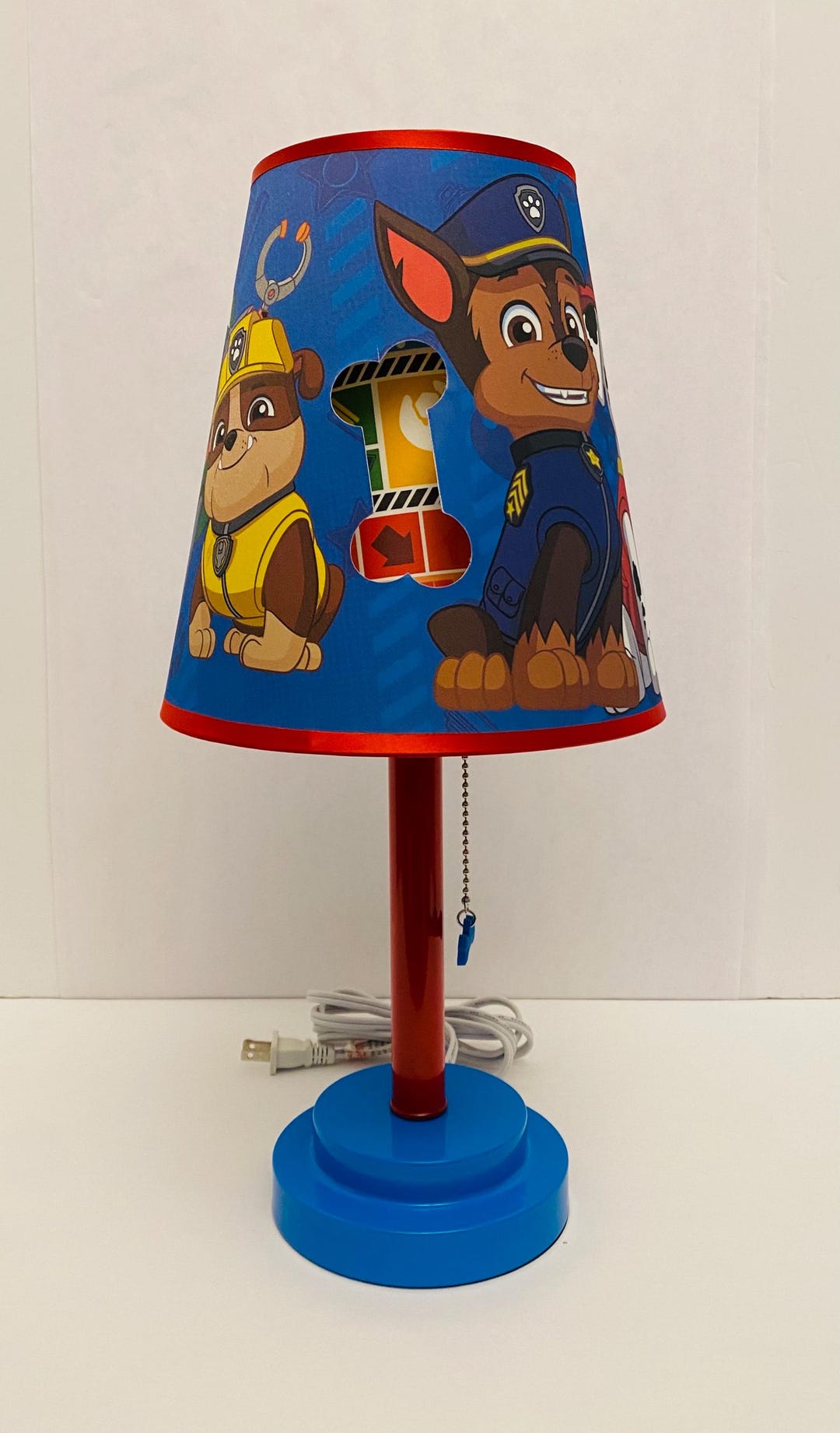 Nickelodeon Paw Patrol 18.5 Tall Lamp. - Etsy