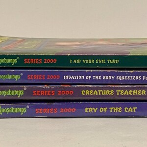 Goosebumps Series 2000 R.L. Stine Book Lot of 4 All First Print Books 1 ...