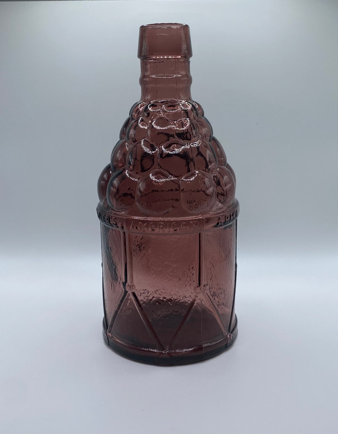 Vintage Mcgivers American Army Bitters Amethyst Bottle Wheaton New ...