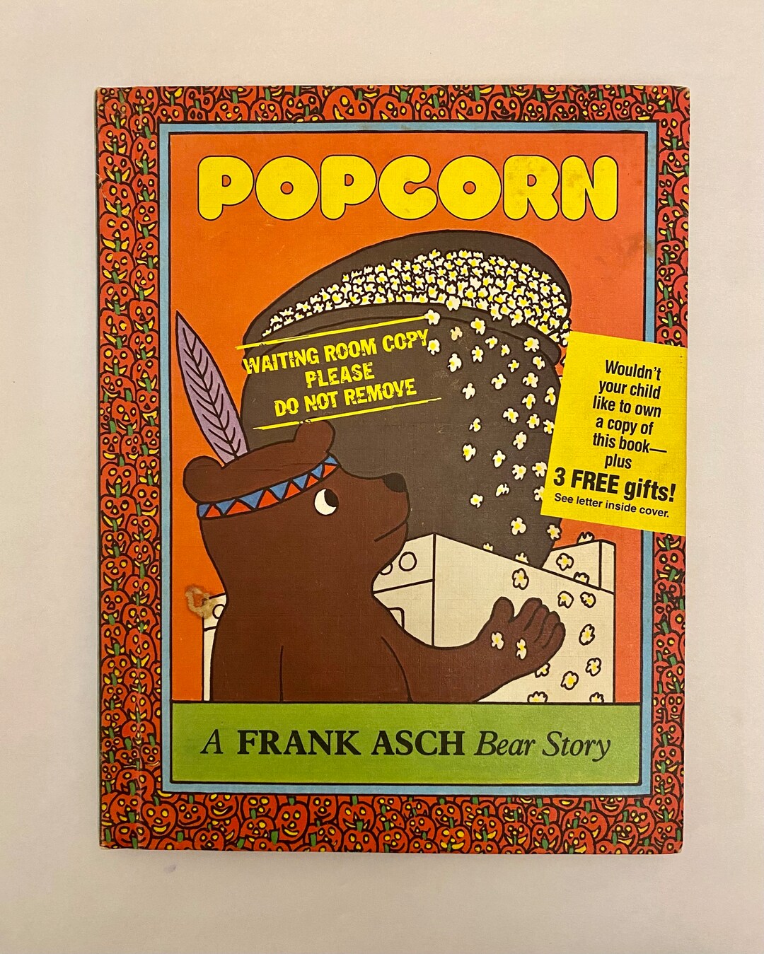 Popcorn A Frank Asch Bear Story HC 1979 Parents Magazine Press. - Etsy