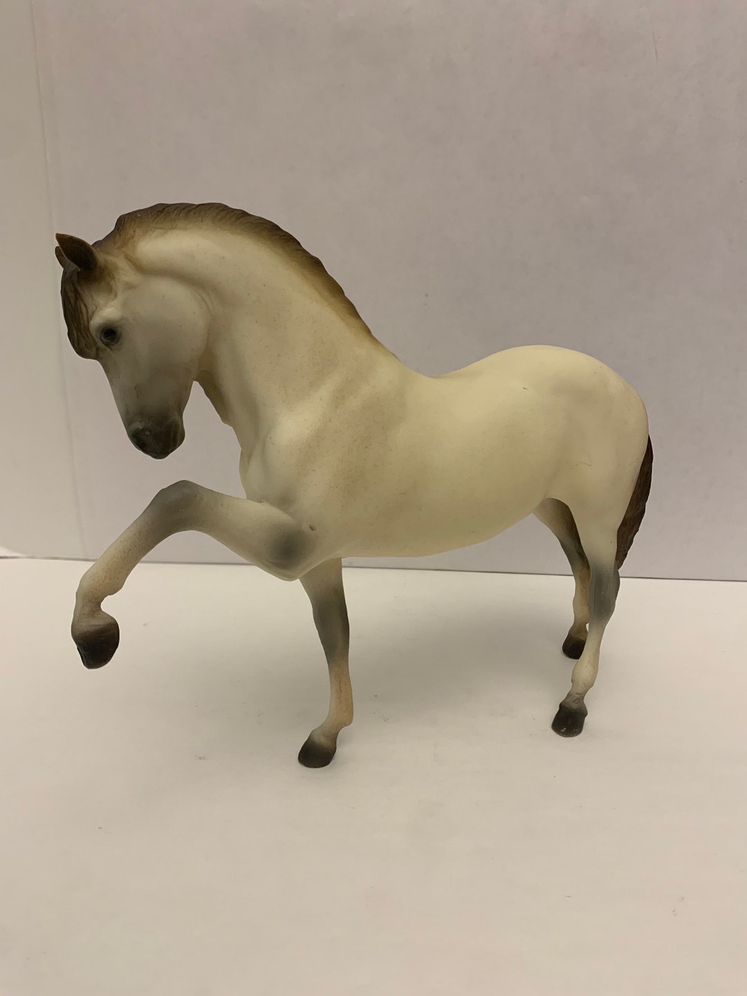 Vintage Breyer Traditional Model Horse andalusian-medieval Knight ...