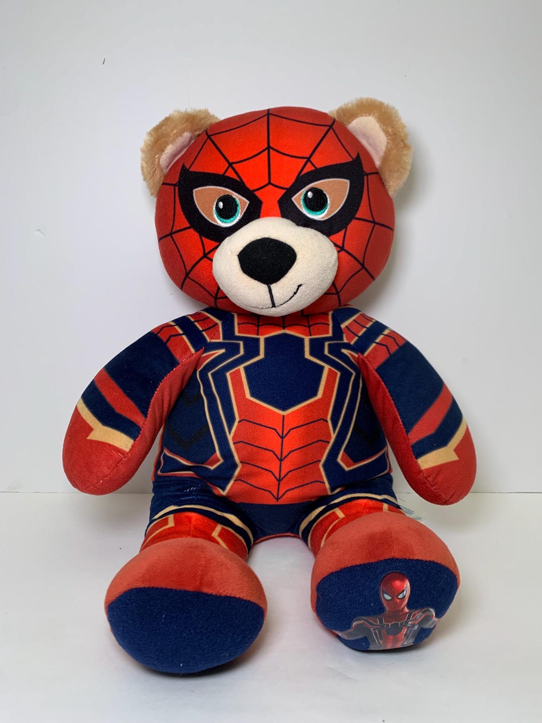 Rare Build A Bear Marvel Avengers Infinity War 17 Iron Spider Bear. T2 ...