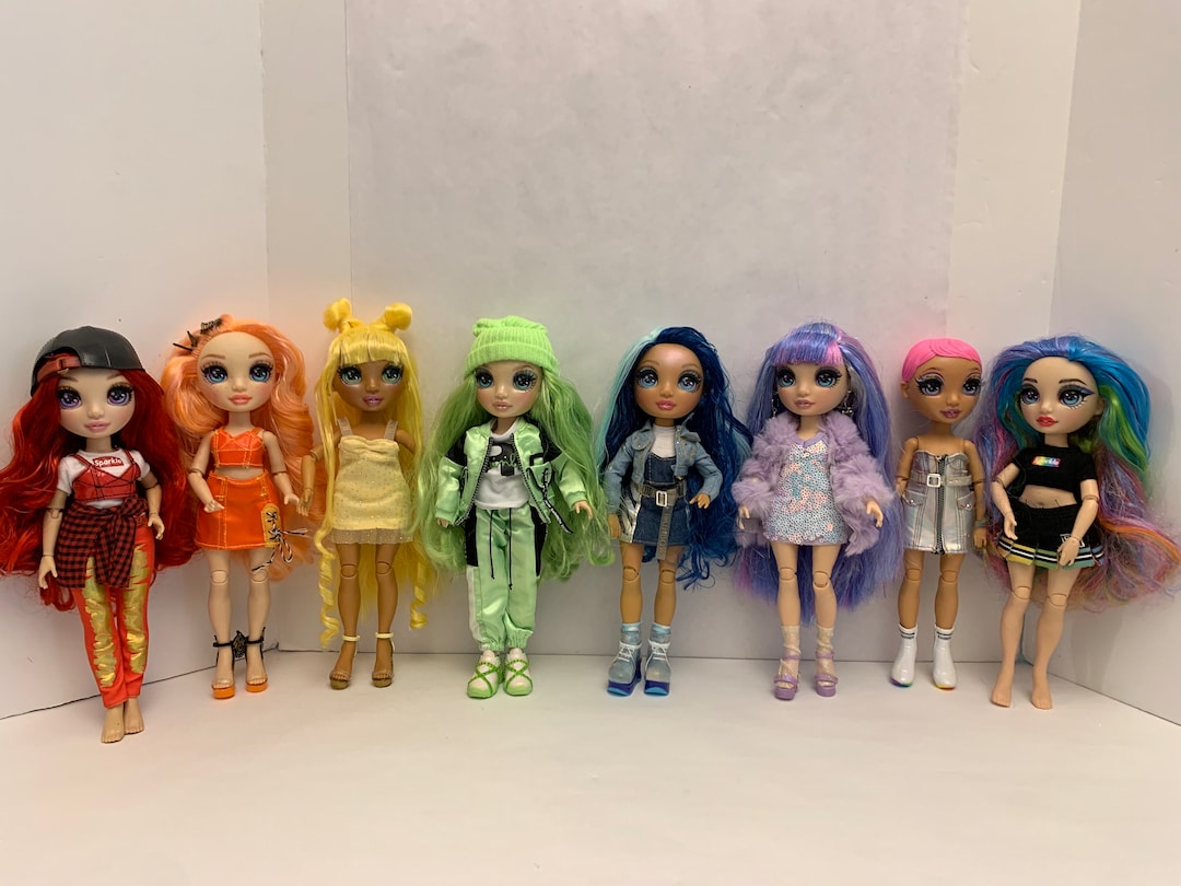 Rainbow High Series 1 Dolls Lot of 6 Original Plus Two Additional ...