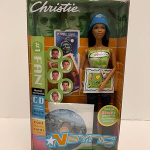 BARBIE Dolls Nsync 1 Fan Collector Cards 2000 Mattel New Opened Box ...