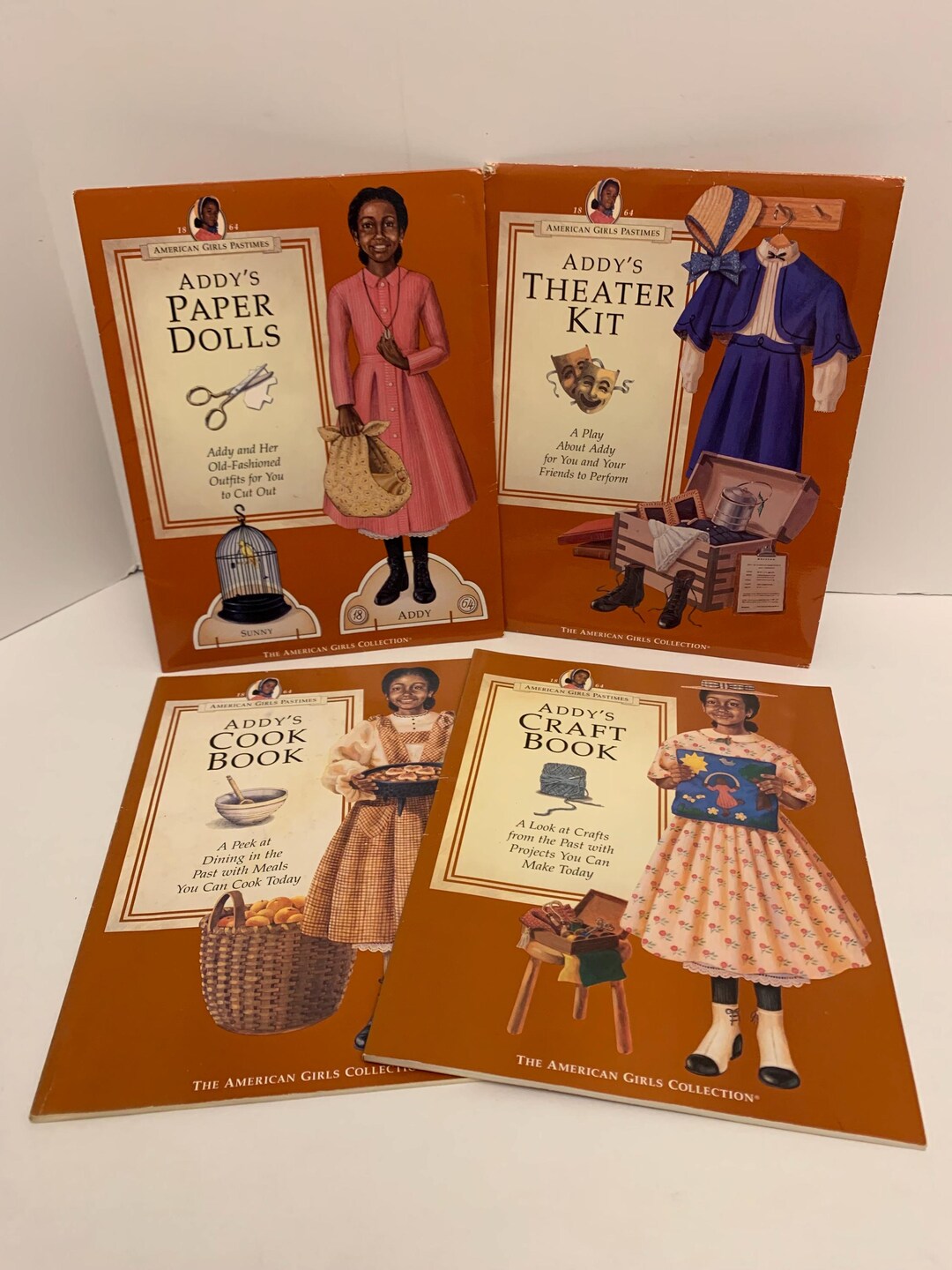 AMERICAN GIRL 1994 Addy's Pastimes: Craft Book, Cook Book, Paper Dolls ...