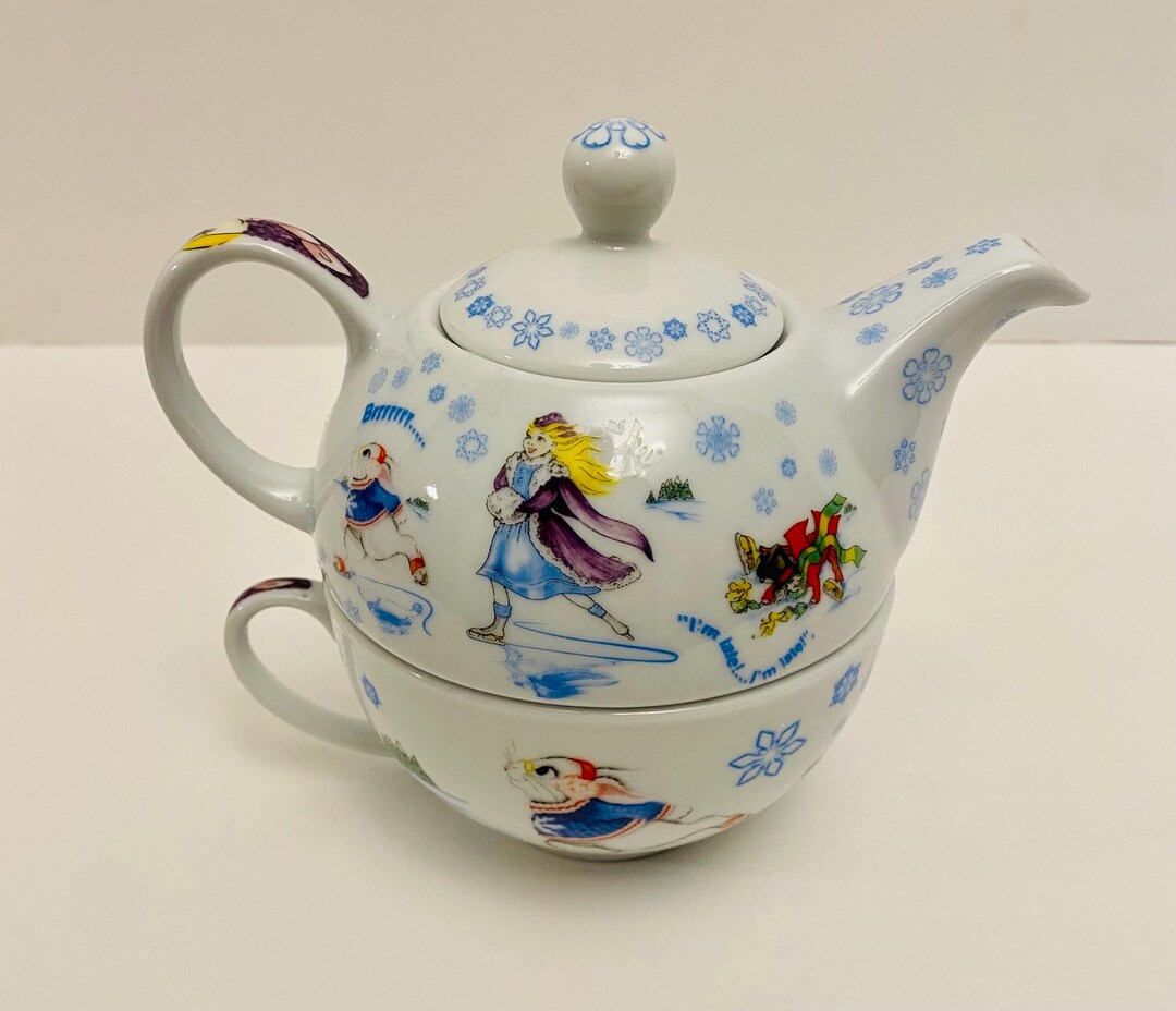 Paul Cardew England Alice in Wonderland Tea for One 3 Piece Porcelain ...