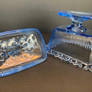 Vintage Oblong Candy Box and Cover by Indiana Glass Co. - Etsy