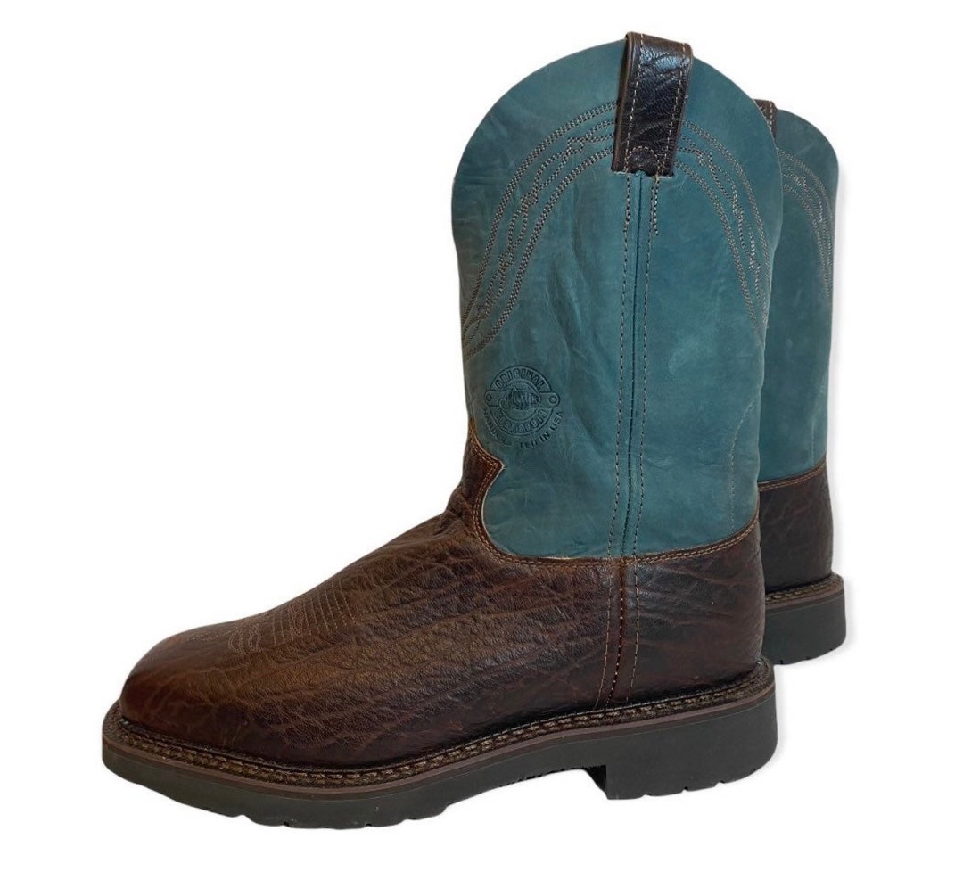 Justin Mens 10.5EE J-max St Caliber Pull on Work Boots Steel - Etsy