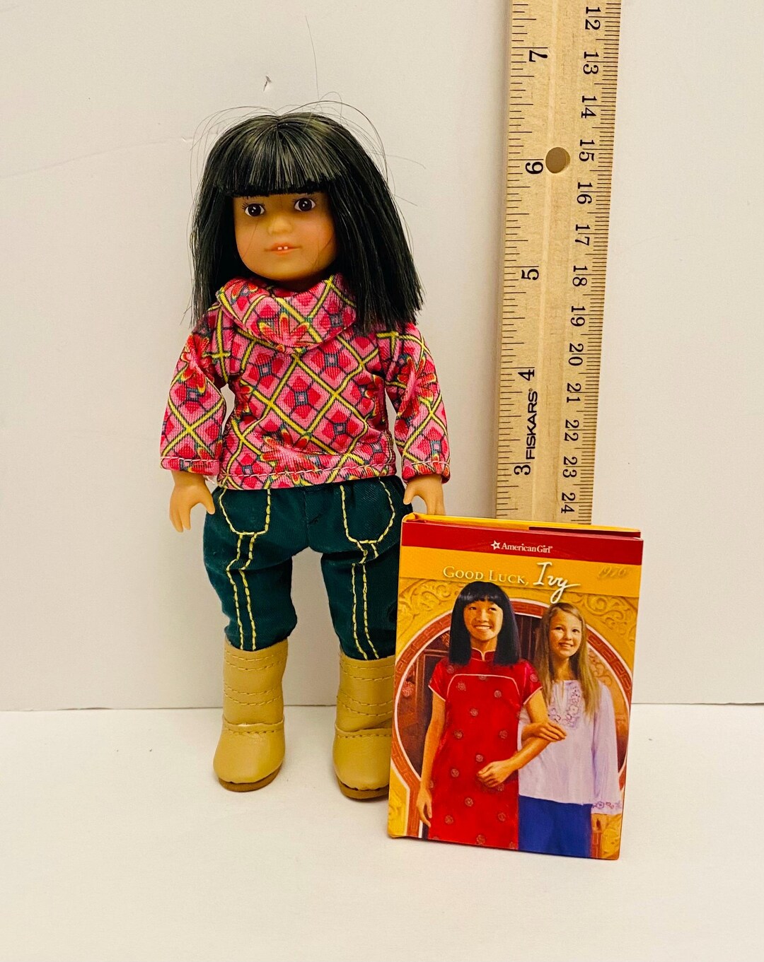 American Girl Mini 6.5 Tall Ivy Ling Mini Doll With Book and Original ...