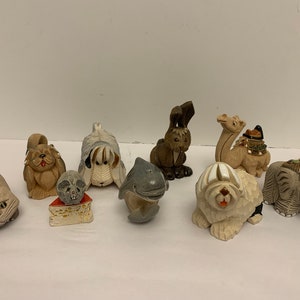 Retired Artesania Rinconada Ceramic Carved Animals Classic Collection ...