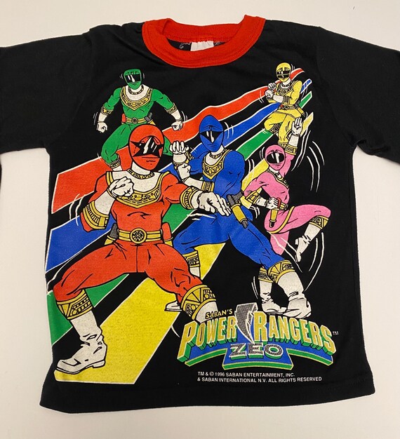 Vintage 1996 Mighty Morphin Power Rangers Zeo Long Sl… - Gem