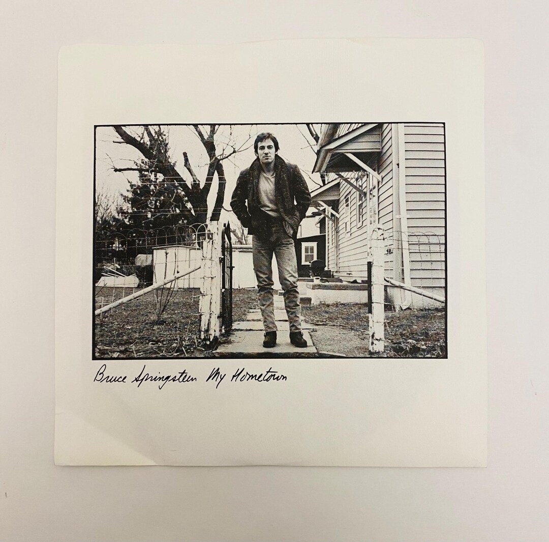Vintage 1985 Bruce Springsteen my Hometown Vinyl 45RPM Record. - Etsy