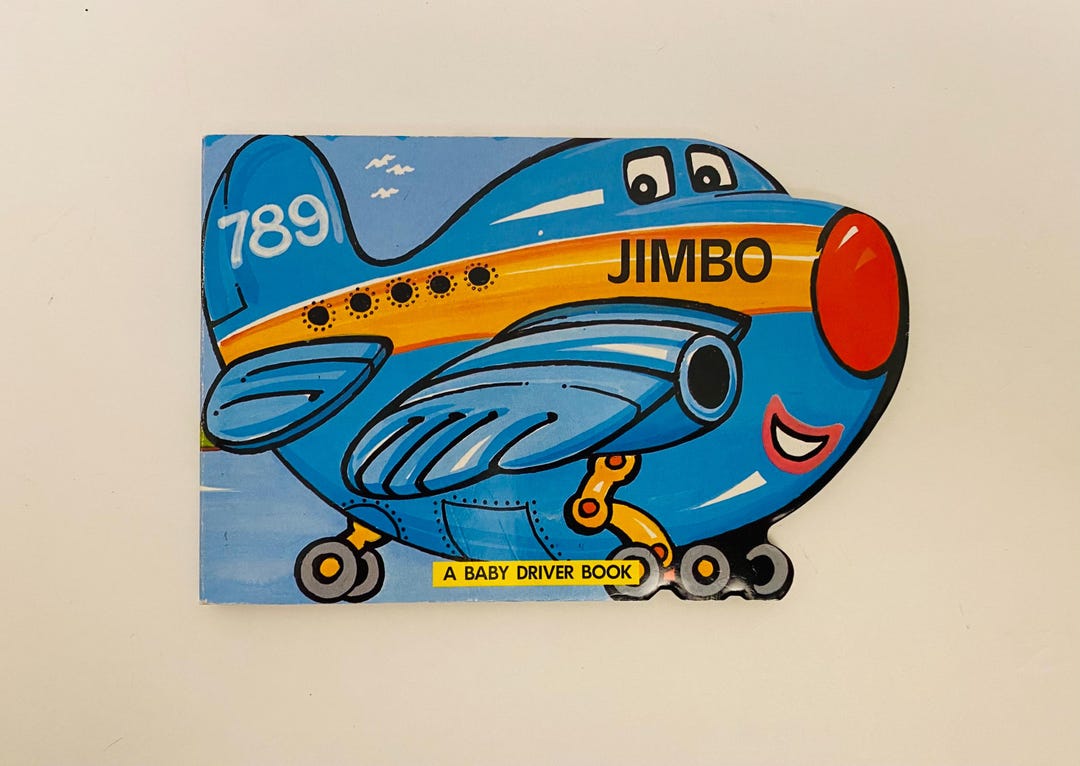 Vintage Jimbo the Airplane A Baby Driver Book England Ian Pillinger ...