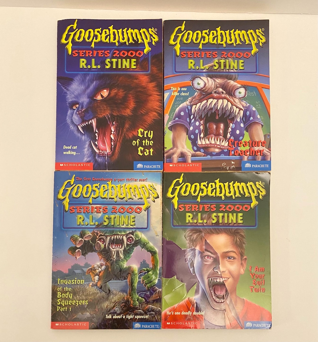 Goosebumps Series 2000 R.L. Stine Book Lot of 4 All First Print Books 1 ...