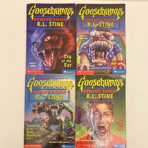 Goosebumps Series 2000 R.L. Stine Book Lot of 4 All First Print Books 1 ...