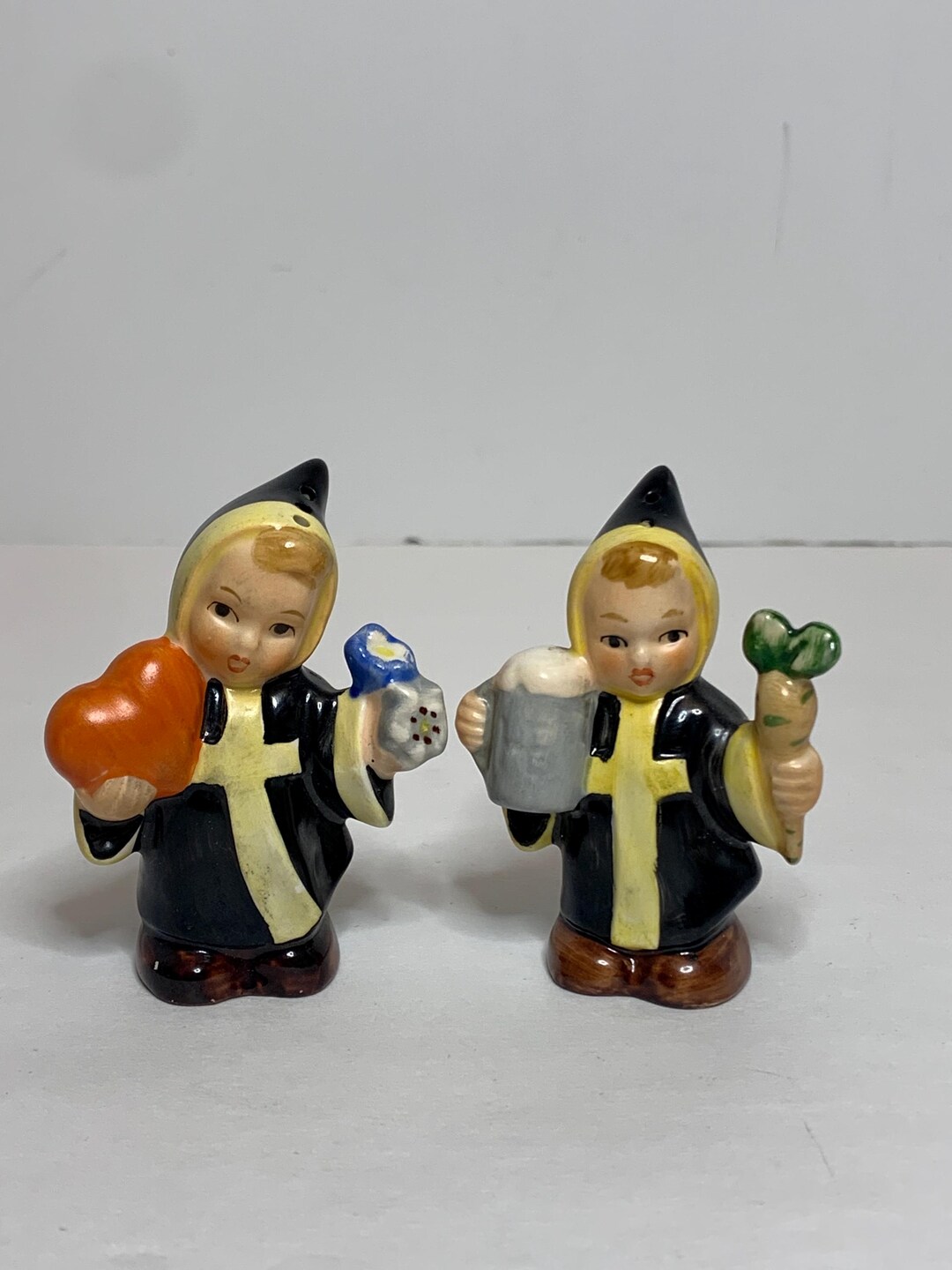 Vintage Original W. Germany Goebel Munich Monk Figures Salt & Pepper ...