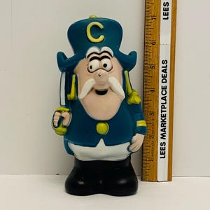 Vintage 1970s Capn Crunch Captain Crunch 7 Plastic Vinyl Bank. - Etsy