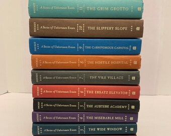 A Series of Unfortunate Events by Lemony Snicket - Etsy