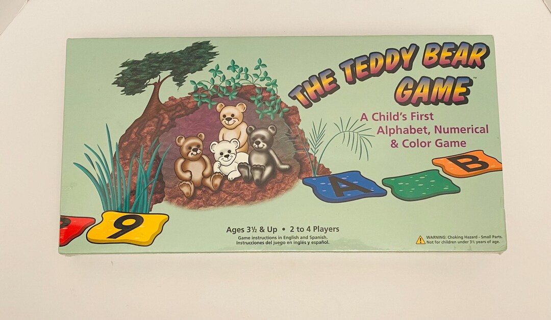 Vintage 1998 the Teddy Bear Game Factory Sealed Educational Preschool ...