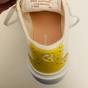 Cole Haan Women's Sneakers Grandpro Rally Sz 5.5B Pink White Canvas ...