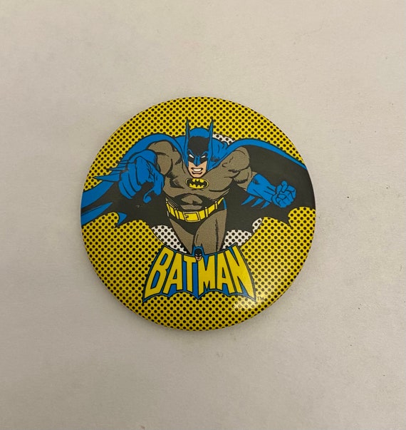 1980's Batman Button - Comic Book Art - Badge A Minit… - Gem