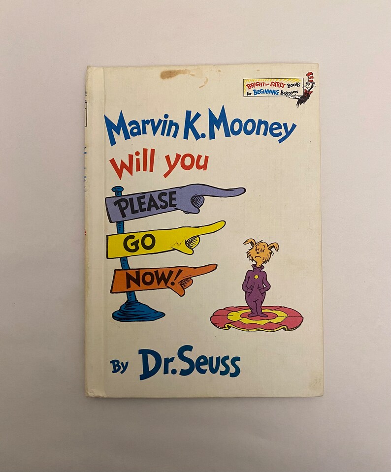 Vintage 1972 Marvin K. Mooney Will You Please Go Now by Dr. - Etsy