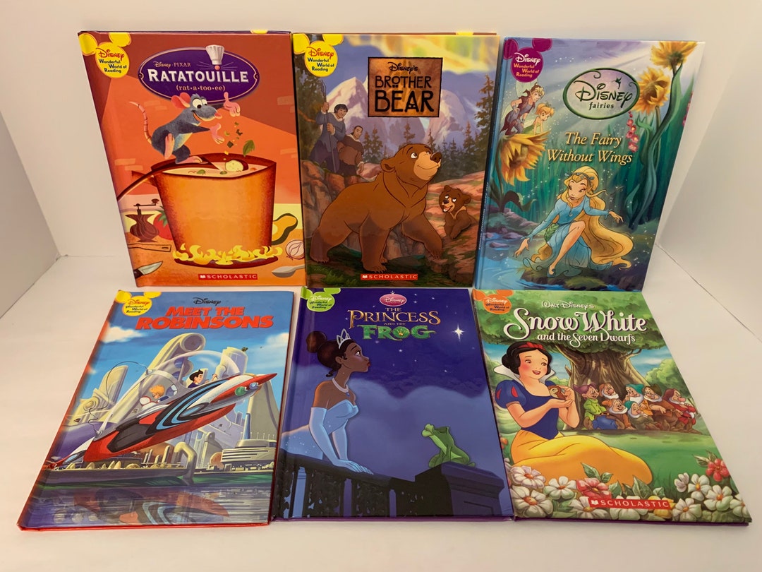 Walt Disney WONDERFUL WORLD of READING Childrens Hardcover Books - Etsy