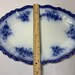 FLOW BLUE TOURAINE 15 Oval Serving Platter, C. 1880s Henry Alcock - Etsy