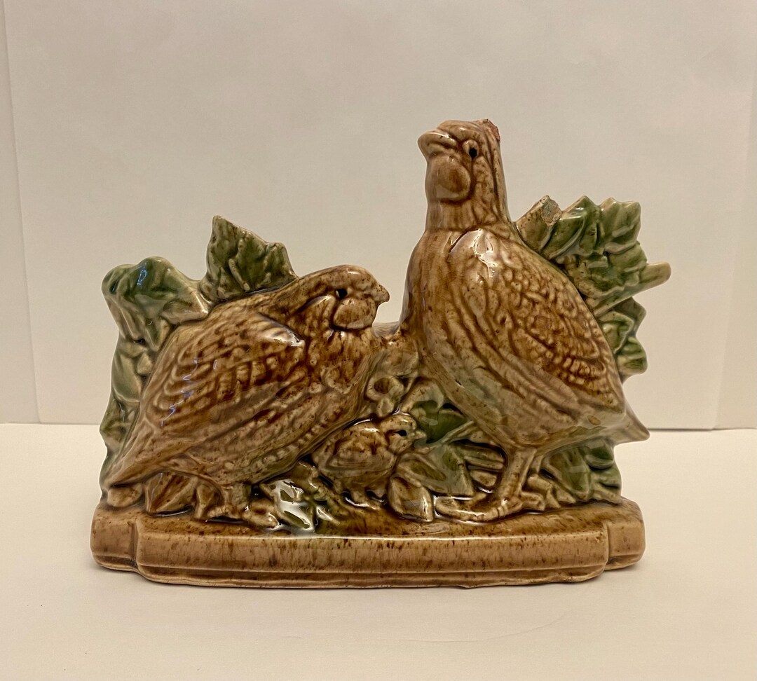 Mid Century Mccoy Art Pottery Quail Planter Vintage Ceramics. - Etsy