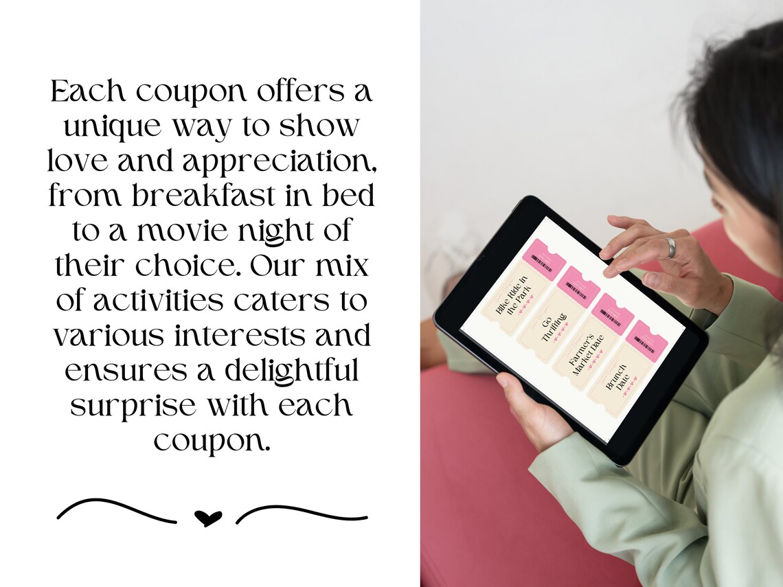 100 Printable Love Coupons Romantic Gift for Couples, Valentine's Day ...