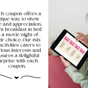 100 Printable Love Coupons - Romantic Gift for Couples, Valentine's Day ...