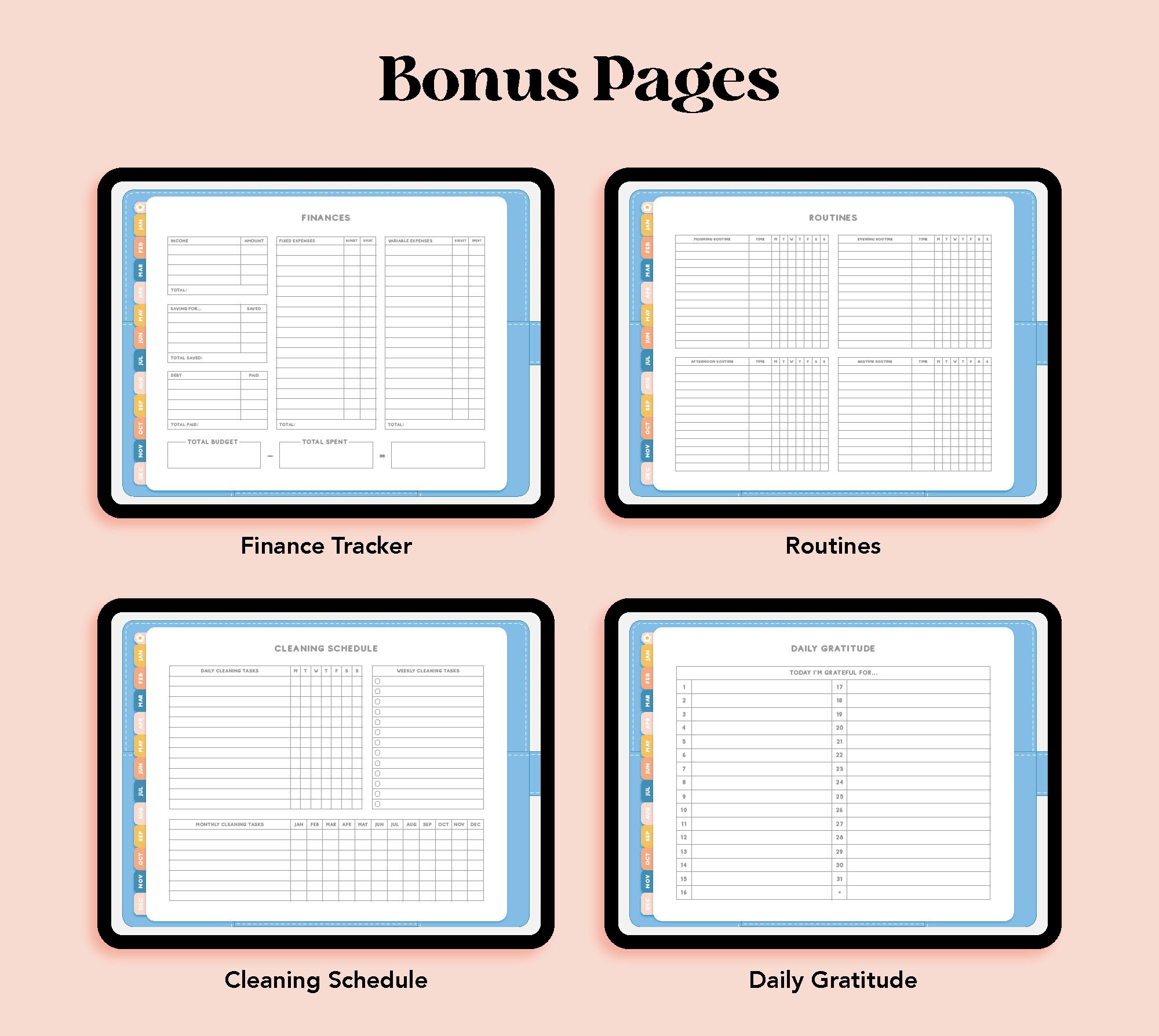 Digital Planner, Goodnotes Planner, Weekly Planner, Dated Daily Planner ...