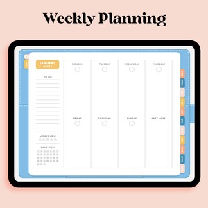 Digital Planner, Goodnotes Planner, Weekly Planner, Dated Daily Planner ...