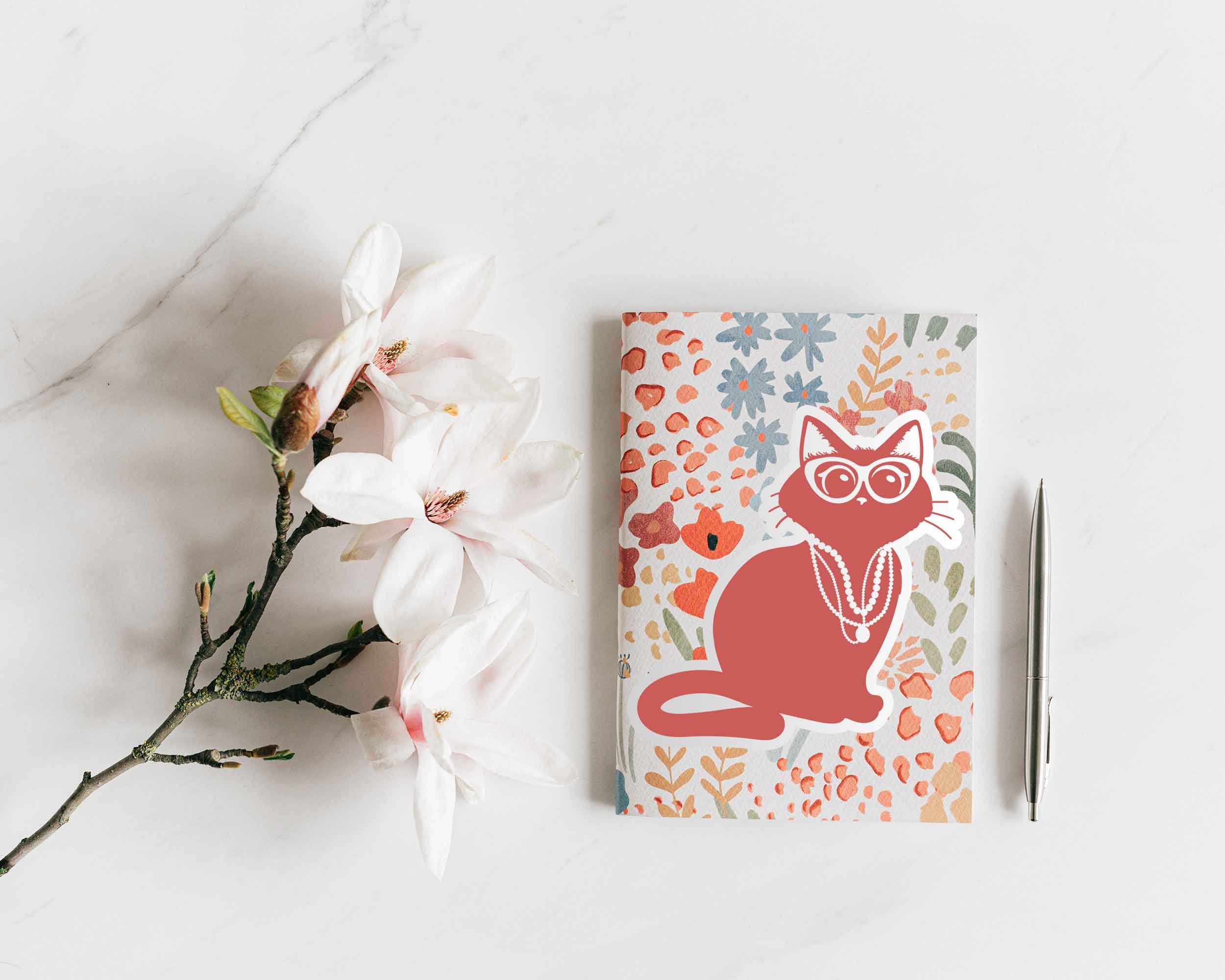 Fancy Cat SVG Cut File for Cricut Sihouette Cutting Machines Black Cat ...