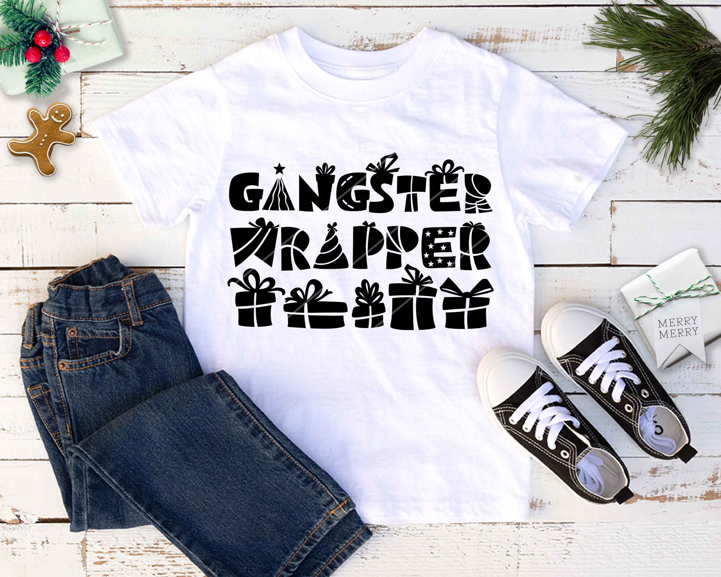 Gangster Wrapper SVG Cut File for Cricut Silhouette Cutting Machines Get Your Christmas Merch ...
