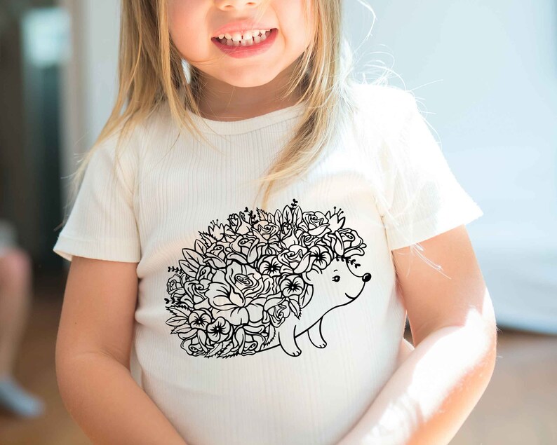 Cute Hedgehog SVG Cut File for Cricut + Silhouette Cutting Machines ...