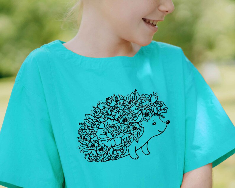 Cute Hedgehog SVG Cut File for Cricut + Silhouette Cutting Machines ...