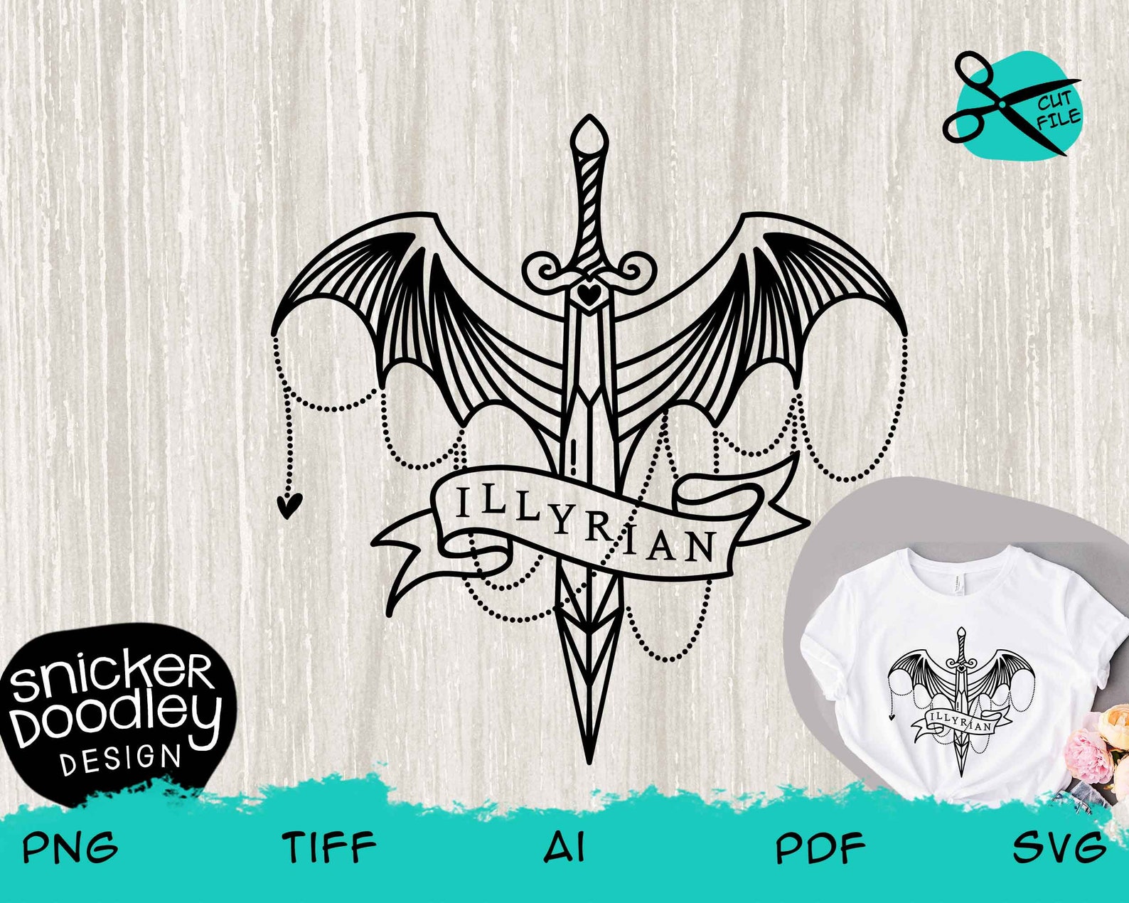 Illyrian Warrior Crest • Wingspan • Sword SVG Cut Files for Cricut ...