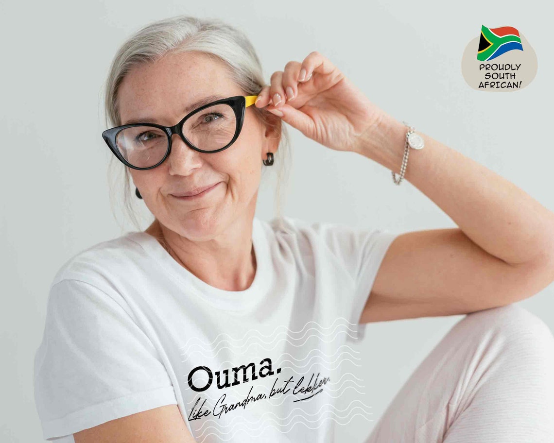 Proudly South African Lekker Oumie Ouma Afrikaans • SVG Cut File for ...