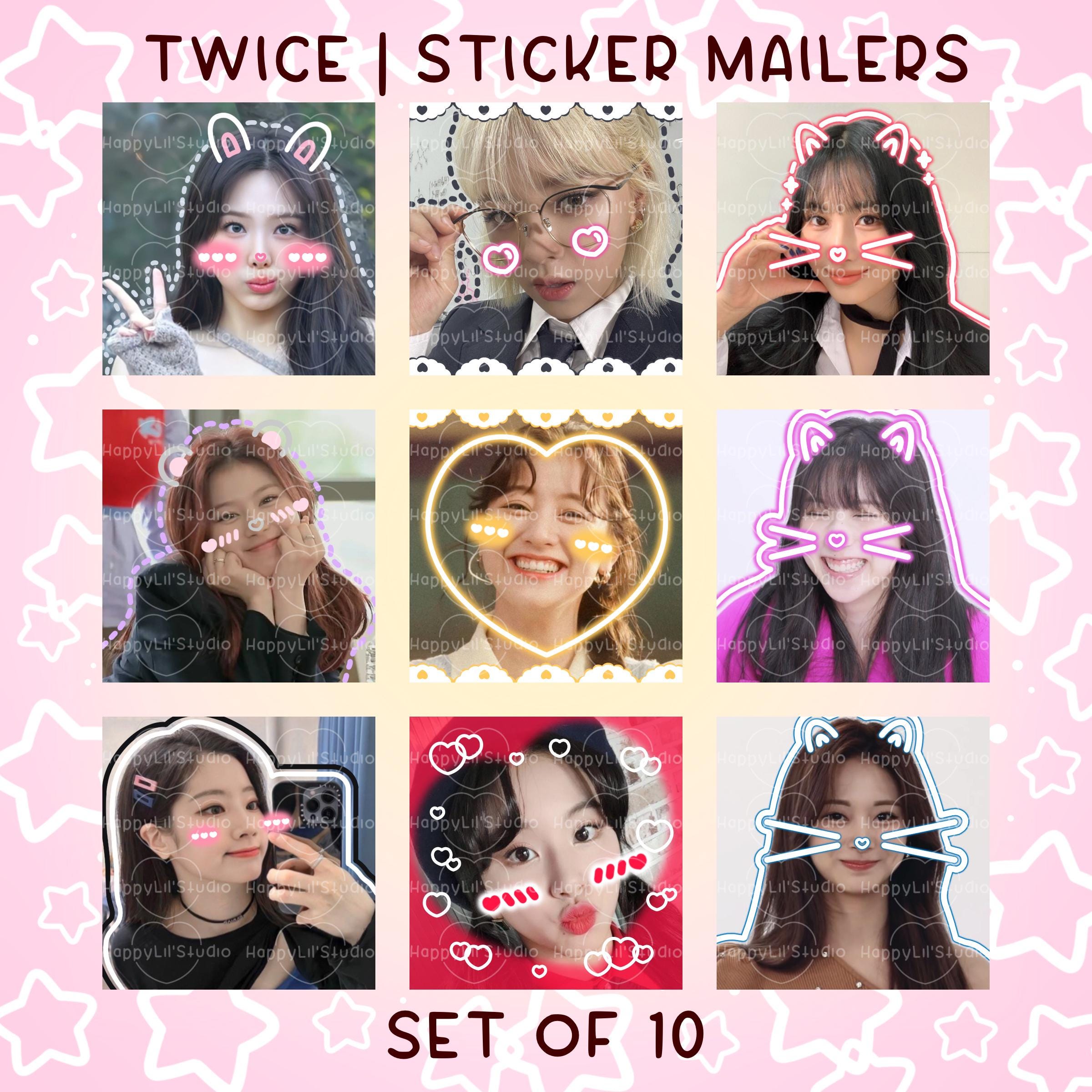 TWICE | Kpop Mail Stickers | Happy Mail Stickers | Kpop Stickers | Kpop ...
