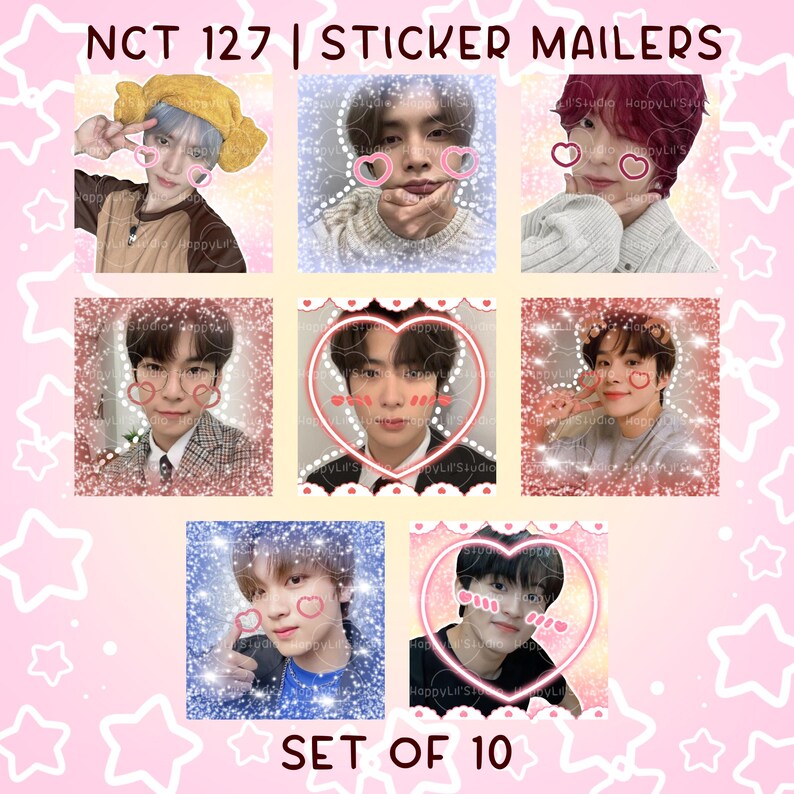 NCT 127 | Kpop Mail Stickers | Happy Mail Stickers | Kpop Stickers ...