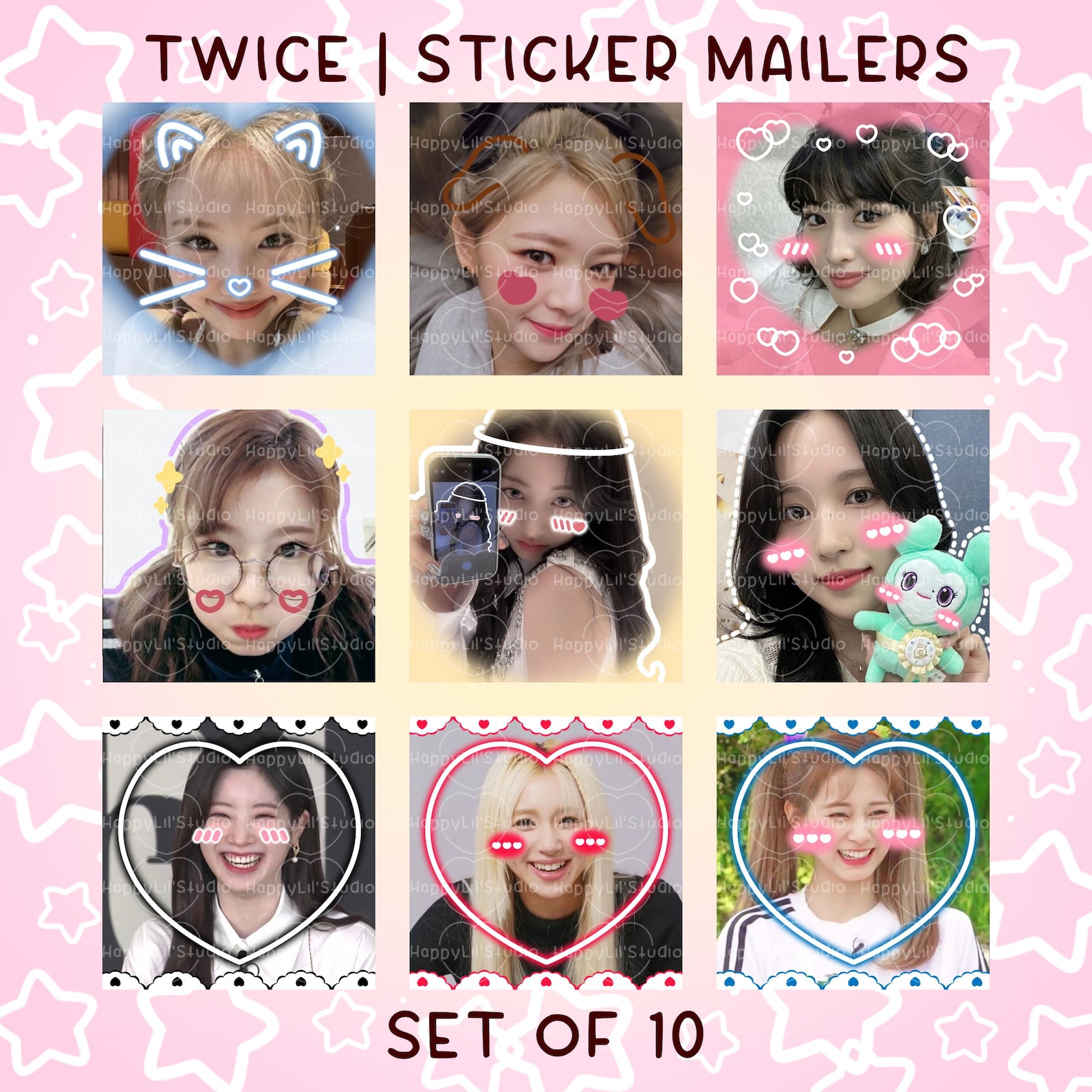 TWICE | Kpop Mail Stickers | Happy Mail Stickers | Kpop Stickers | Kpop ...