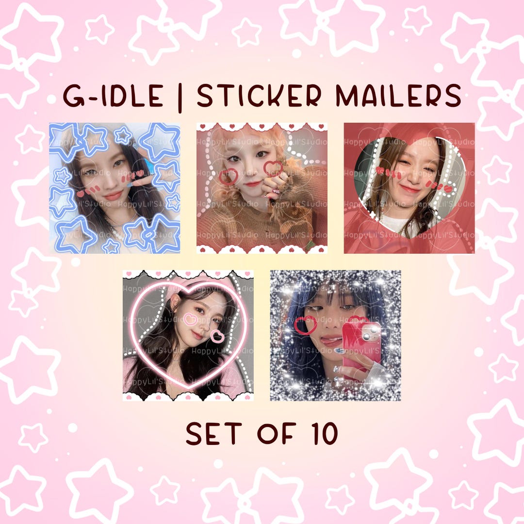 G-IDLE | Kpop Mail Stickers | Happy Mail Stickers | Kpop Stickers ...