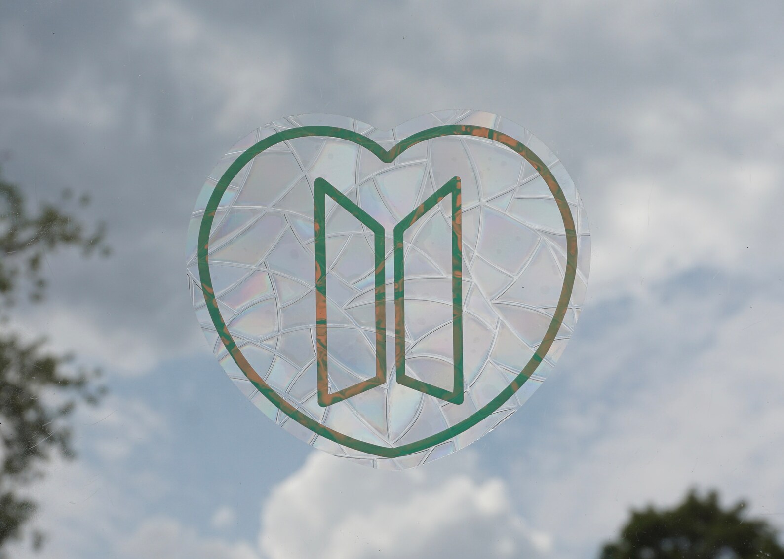 BTS Suncatcher | K-POP Suncatcher | Window Sticker | Sticker | Rainbows ...