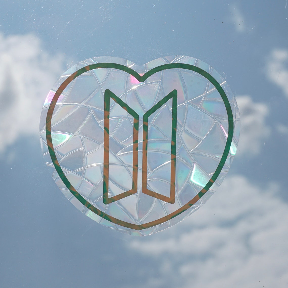 BTS Suncatcher | K-POP Suncatcher | Window Sticker | Sticker | Rainbows ...