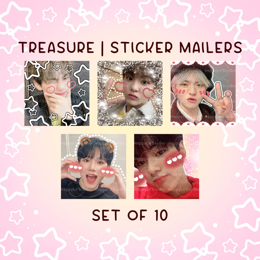 TREASURE | Kpop Mail Stickers | Happy Mail Stickers | Kpop Stickers ...