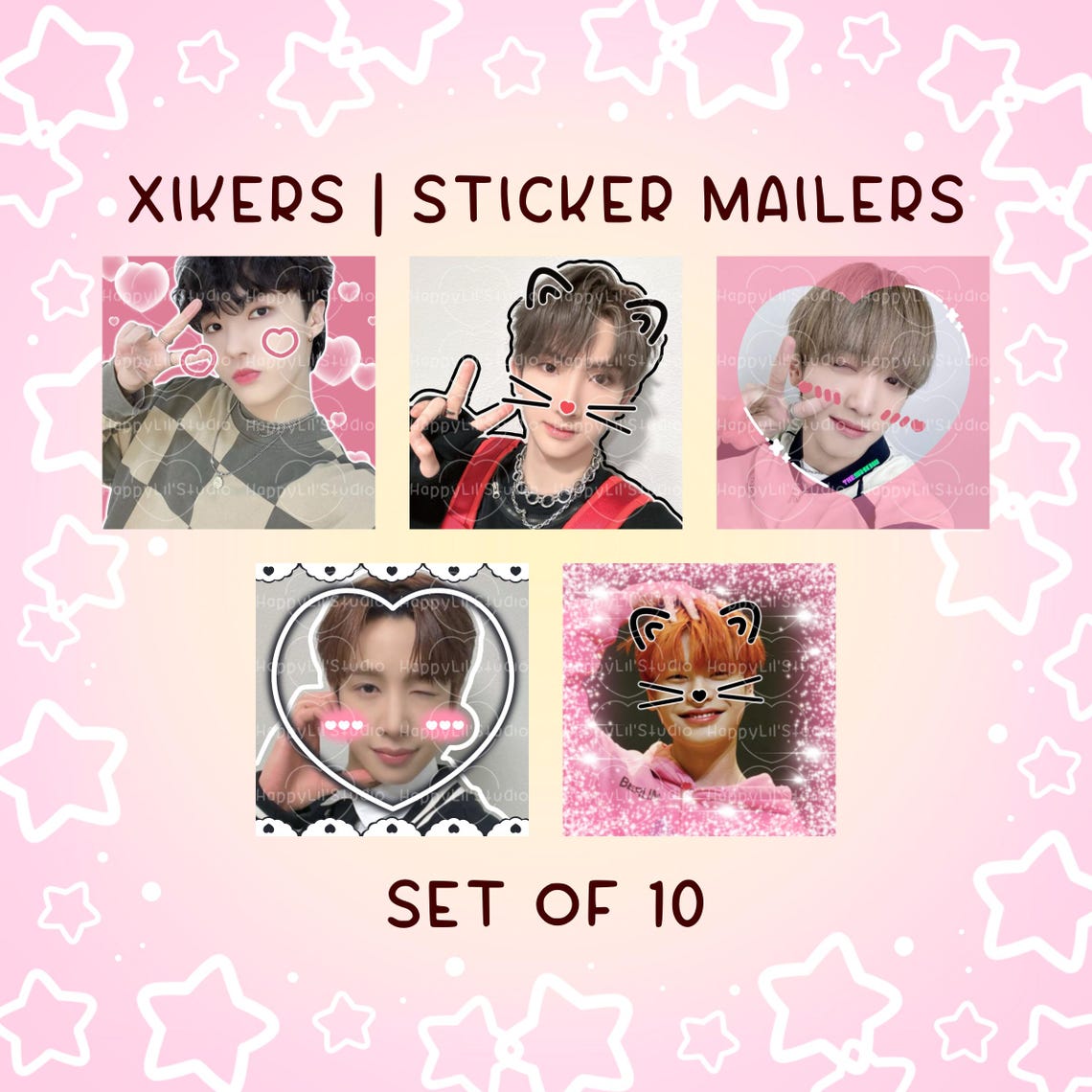 XIKERS | Kpop Mail Stickers | Happy Mail Stickers | Kpop Stickers ...