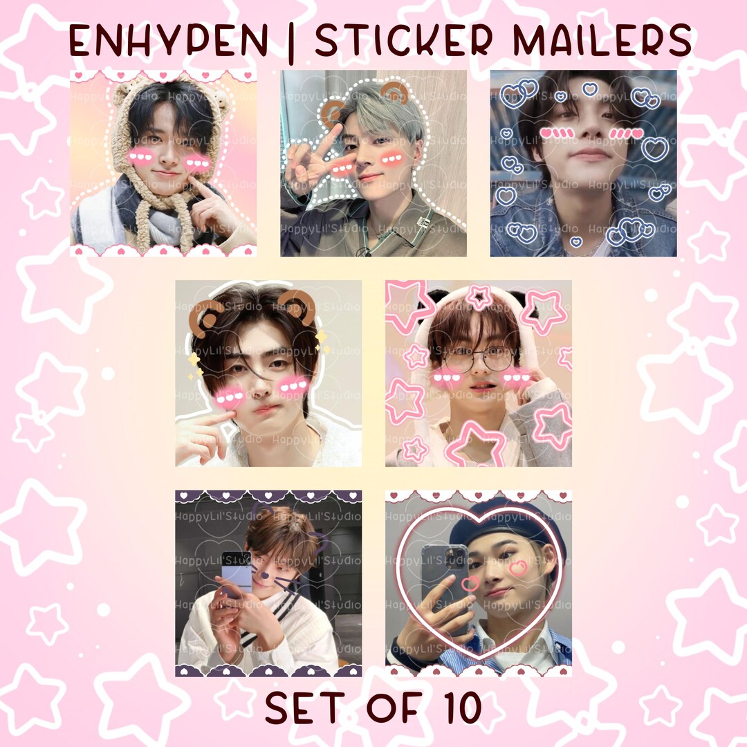 ENHYPEN | Kpop Mail Stickers | Happy Mail Stickers | Kpop Stickers ...