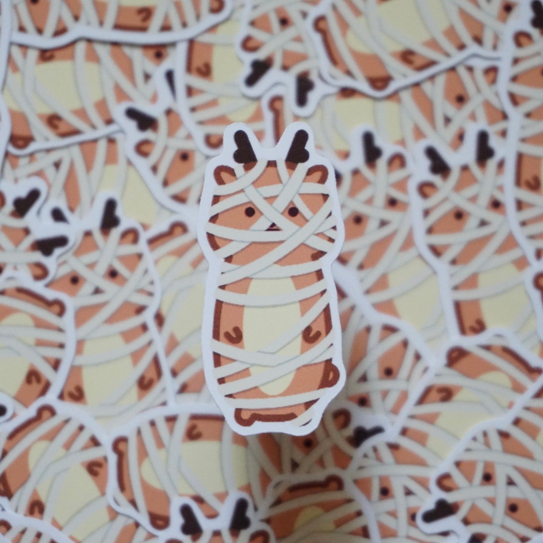 Mummy Reuben | Spookylil' Friends Soft Matte Vinyl Die-cut Sticker ...